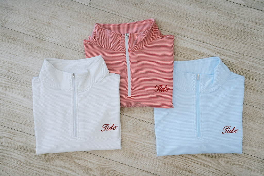 CM TIDE JUBILEE STRIPE 1/4 ZIP – Christopher Mobley