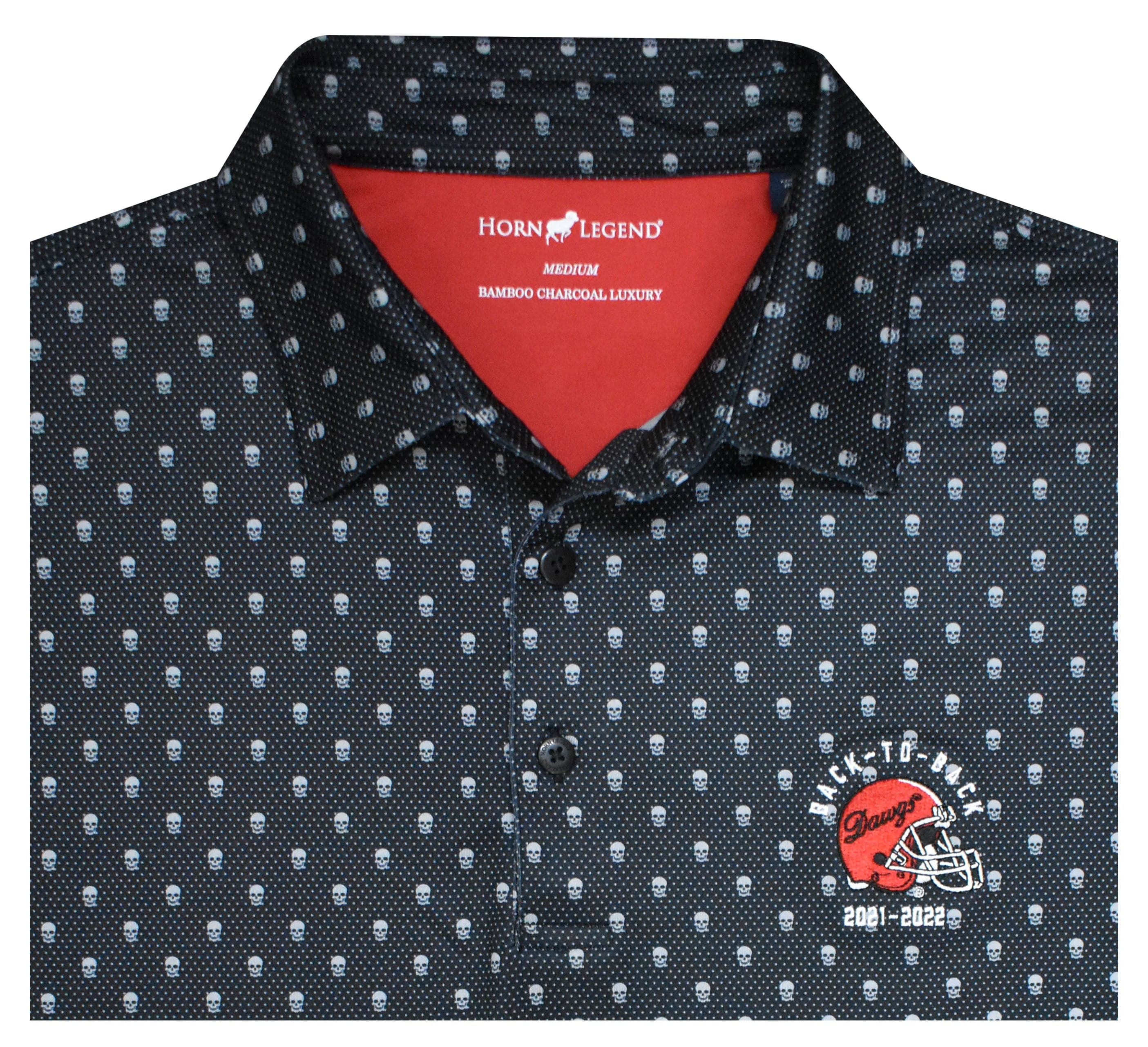 DAWGS BACK-TO-BACK SKULL AND DOT POLO – Christopher Mobley